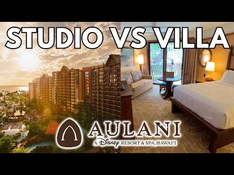 Disney's Aulani Deluxe Studio & 1 Bedroom Villa Room Resort Tour
