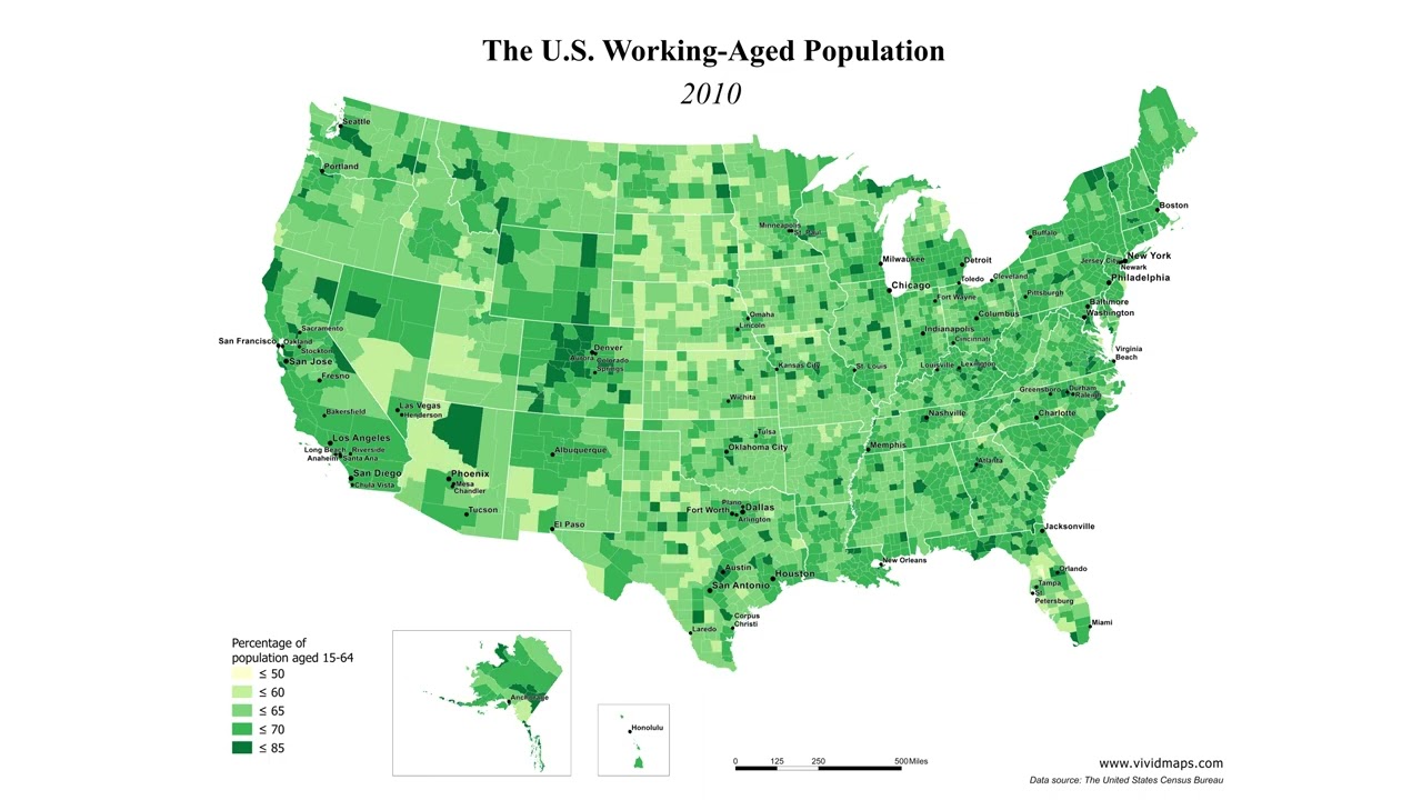 Working Age Population in the United States