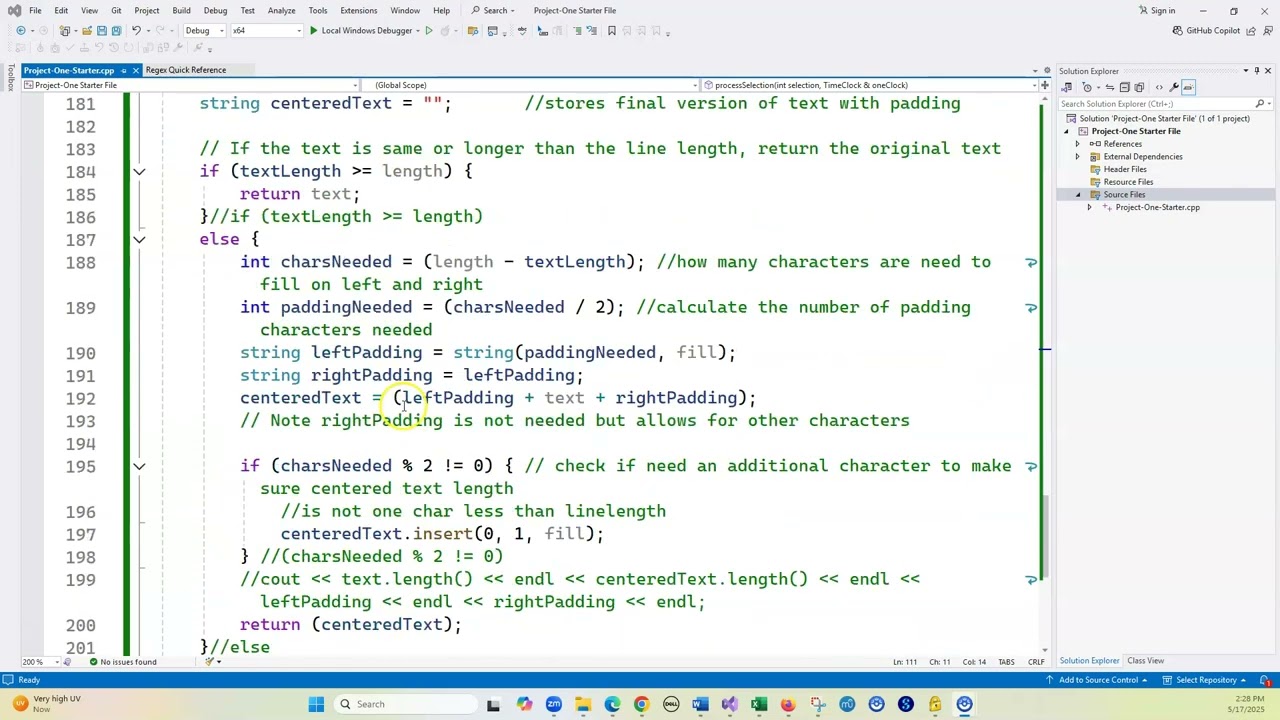 CS210 Project One Starter Code