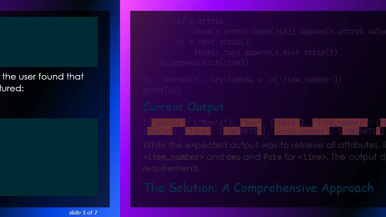 Extracting All XML Attributes Using Python