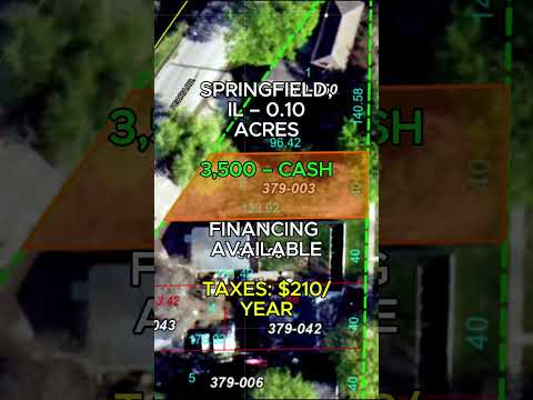 This 0.10-acre lot in Springfield, IL is only $3,500 with seller financing available #SpringfieldIL