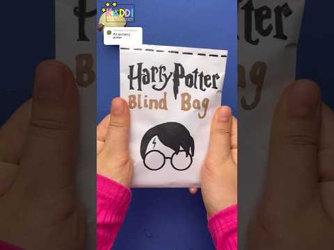 Harry Potter Blind Bag🧙♂️ #kaddiartandcraft #blindbag #diy #papercrafts #squishy #asmr #unboxing