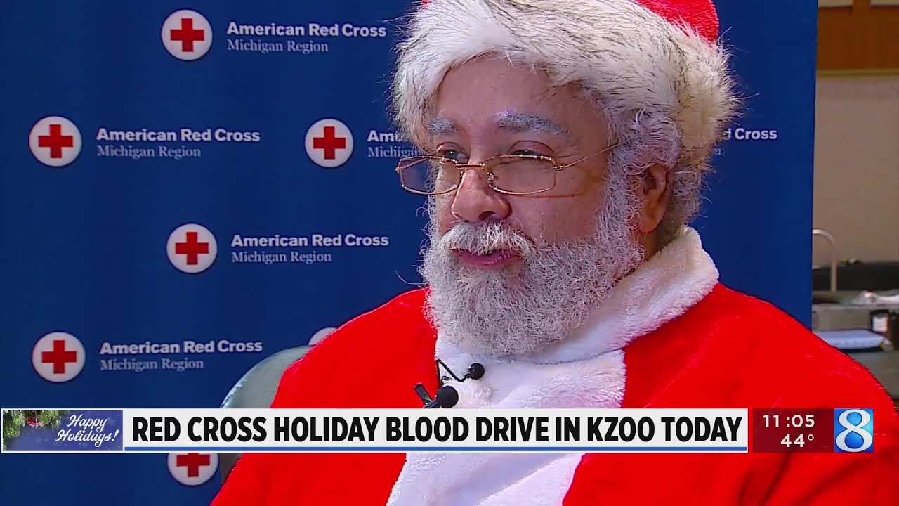 ‘Costs nothing, gives everything’: Santa donates blood in Kalamazoo