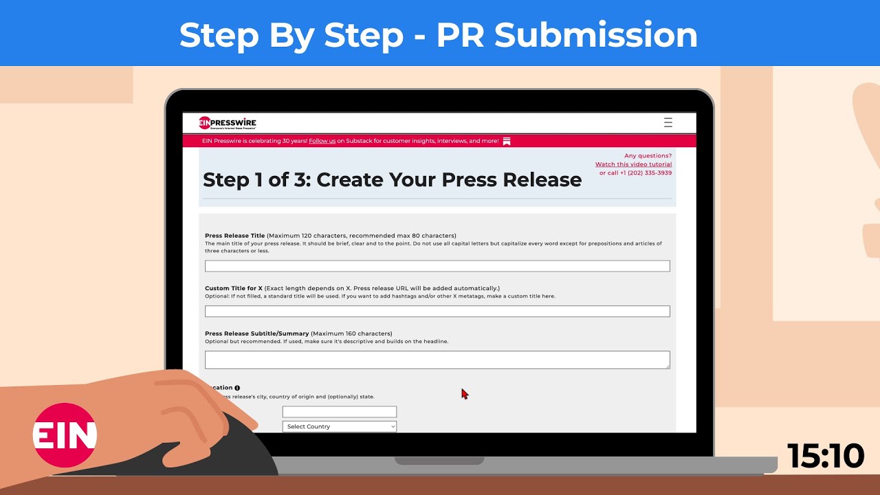 How to Publish a Press Release on EIN Presswire | Complete Guide