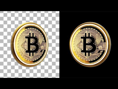 Bitcoin Icon Coin | Motion Graphics | transparent background