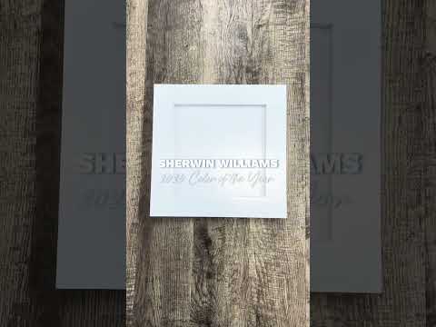2024 Color of the Year | Sherwin Williams "Upward"#diy #kitchen #discountstore