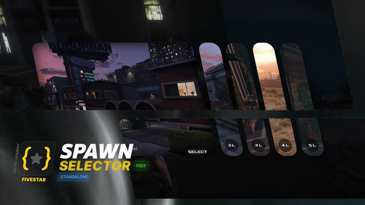 FiveStar-SpawnSelector [STANDALONE] - FiveM Releases - Cfx.re Community