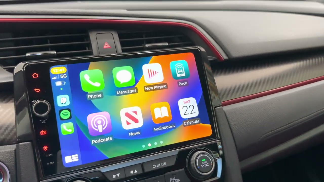 Joying headunit upgrade for Civic Type R 10th gen