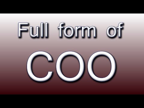 Full form of COO