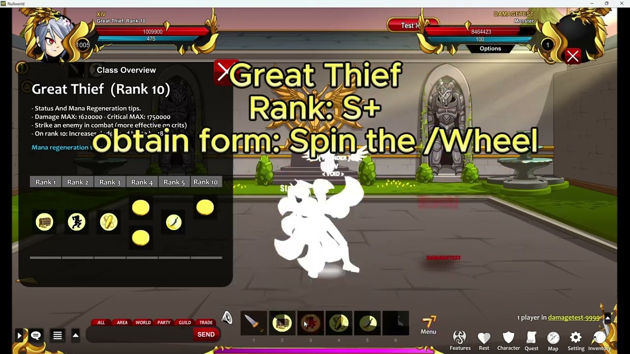 Nullworld All Classes Part 1 (AQW Private Server)