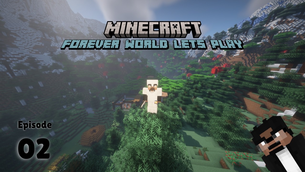 Iron, Treasure & My First Clutch! ⛏️💧 | Minecraft Let’s Play Ep. 2