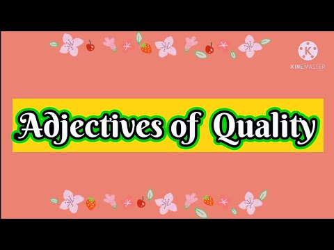 TOMi.digital - ADJECTIVES OF QUALITY