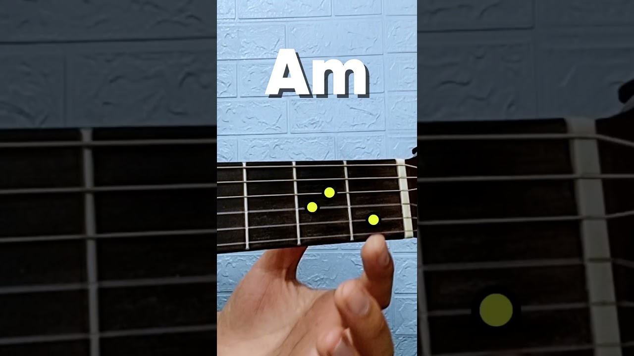 Guitar lessons for beginners (Am CHORD) #chord #guitar