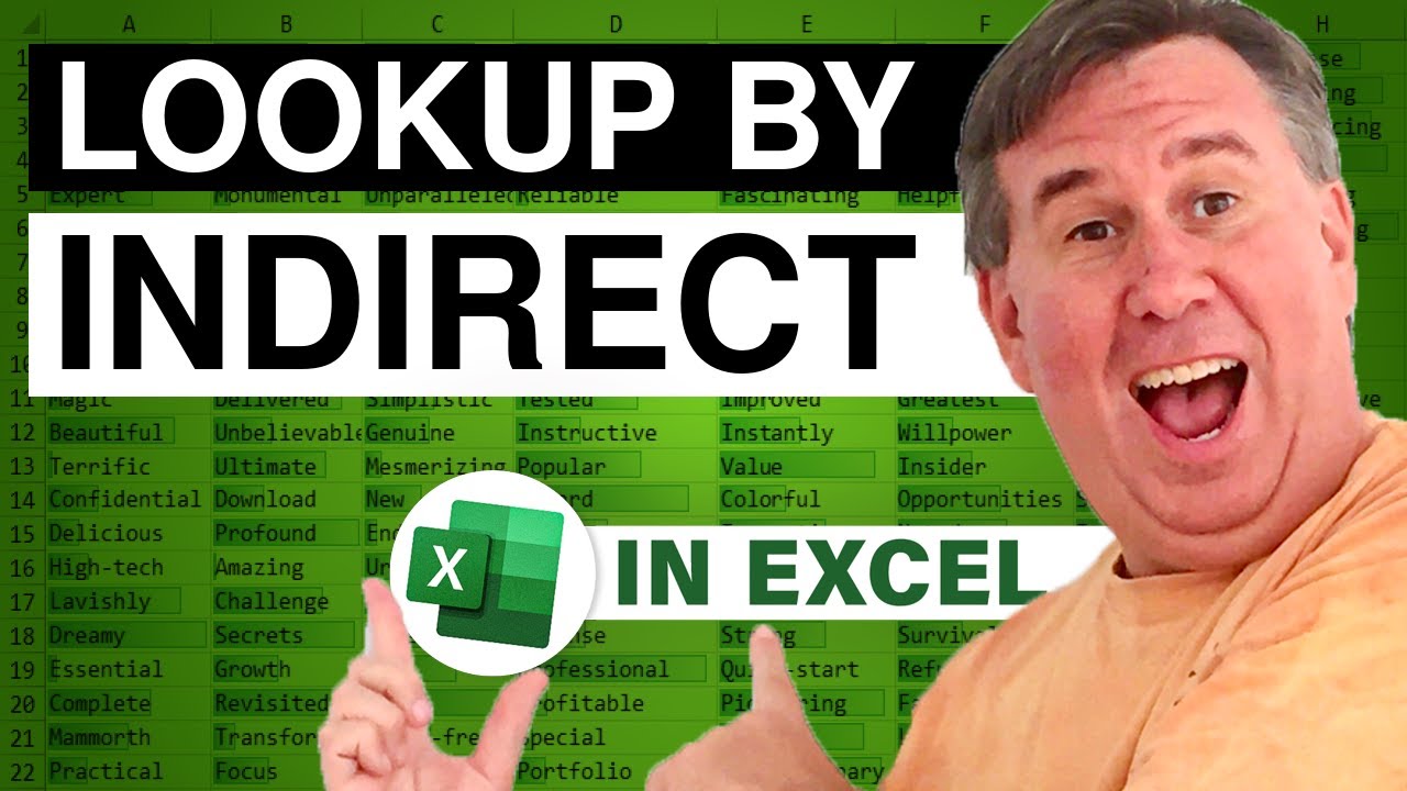 Mrexcels Learn Excel 819 Indirect Lookup Mrexcel Message Board