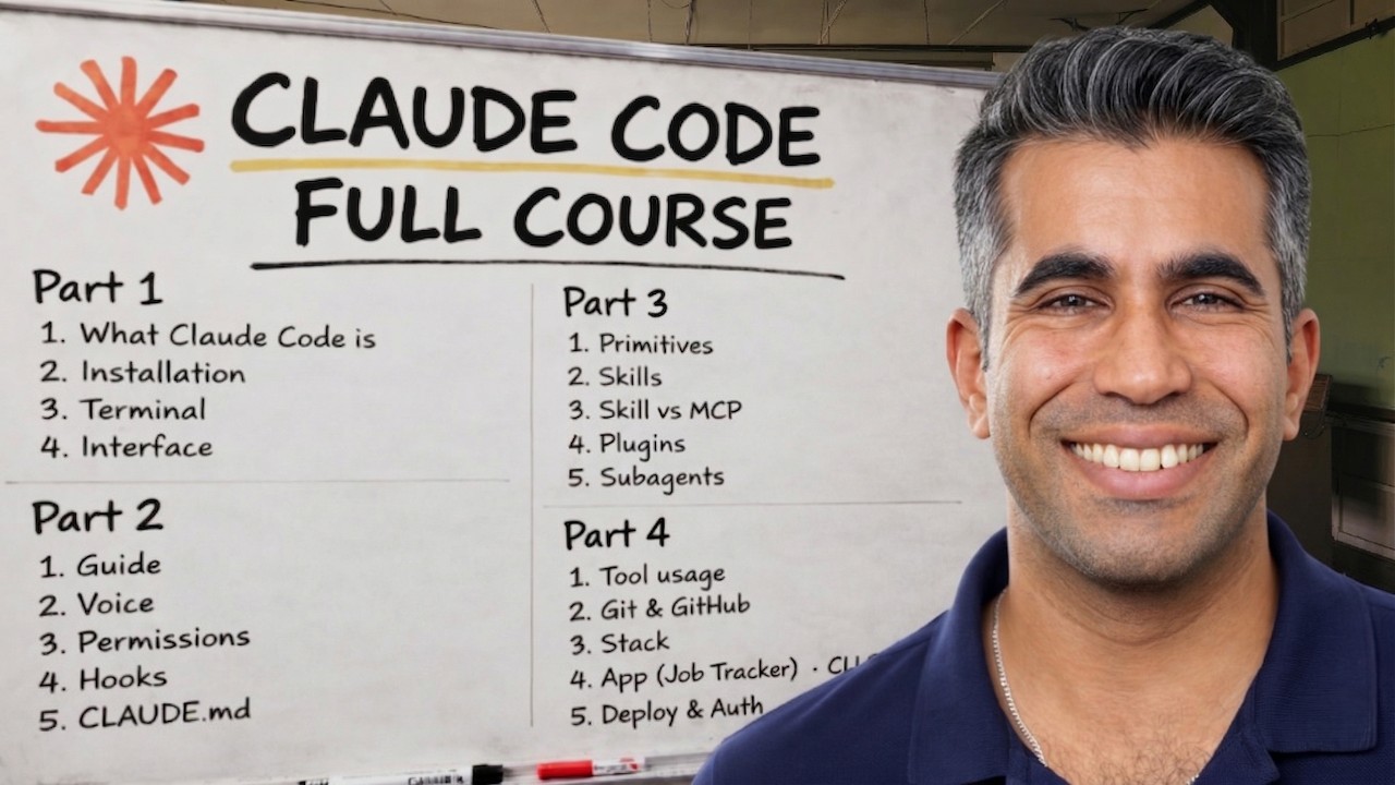 Learn Claude Code From Scratch in 3 Hours (Full 2026 Course)