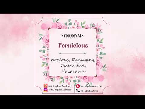 Master the Word PERNICIOUS – Boost Your English Now!