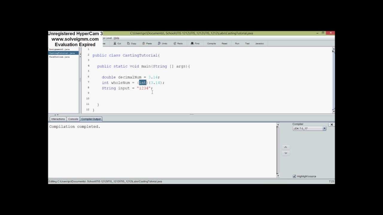 Casting and Data Type Conversion Tutorial - Java