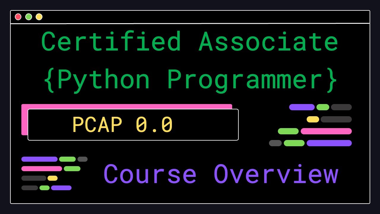 PCAP 0.0 - Course Introduction - Certified Associate Python Programmer