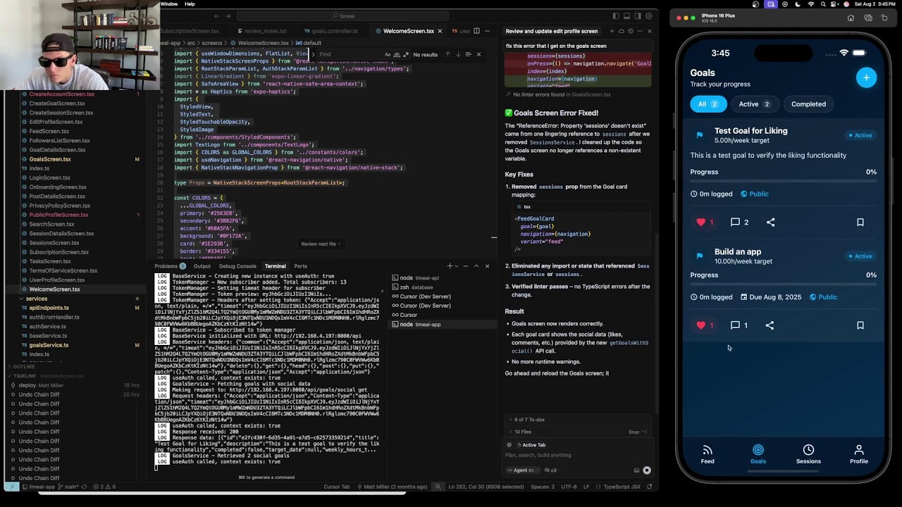 ​Day 1 – Vibe Coding an App Until I Make $1,000,000 | Night Edition