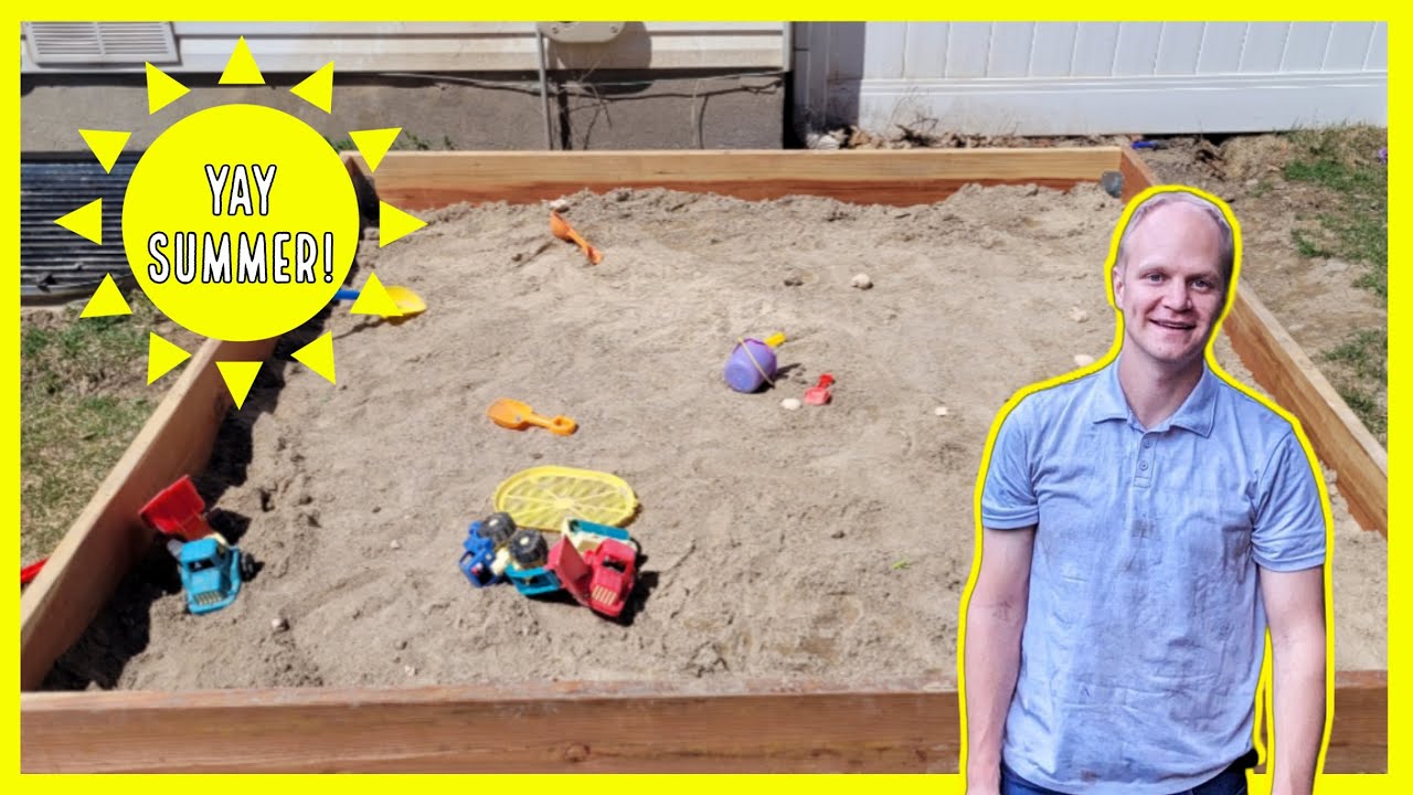 DIY: How to Build a Large Outdoor Sandbox (easier than you might think)