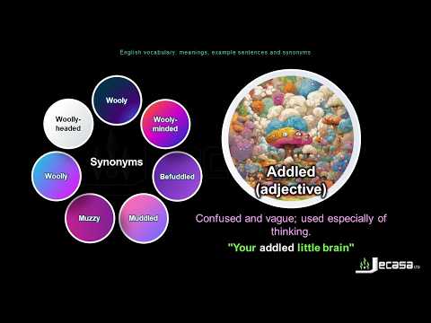 English Vocabulary - Lesson 15 | Additional, Adaptive, Adaxial, Add, Addlepated, Addition, Addled