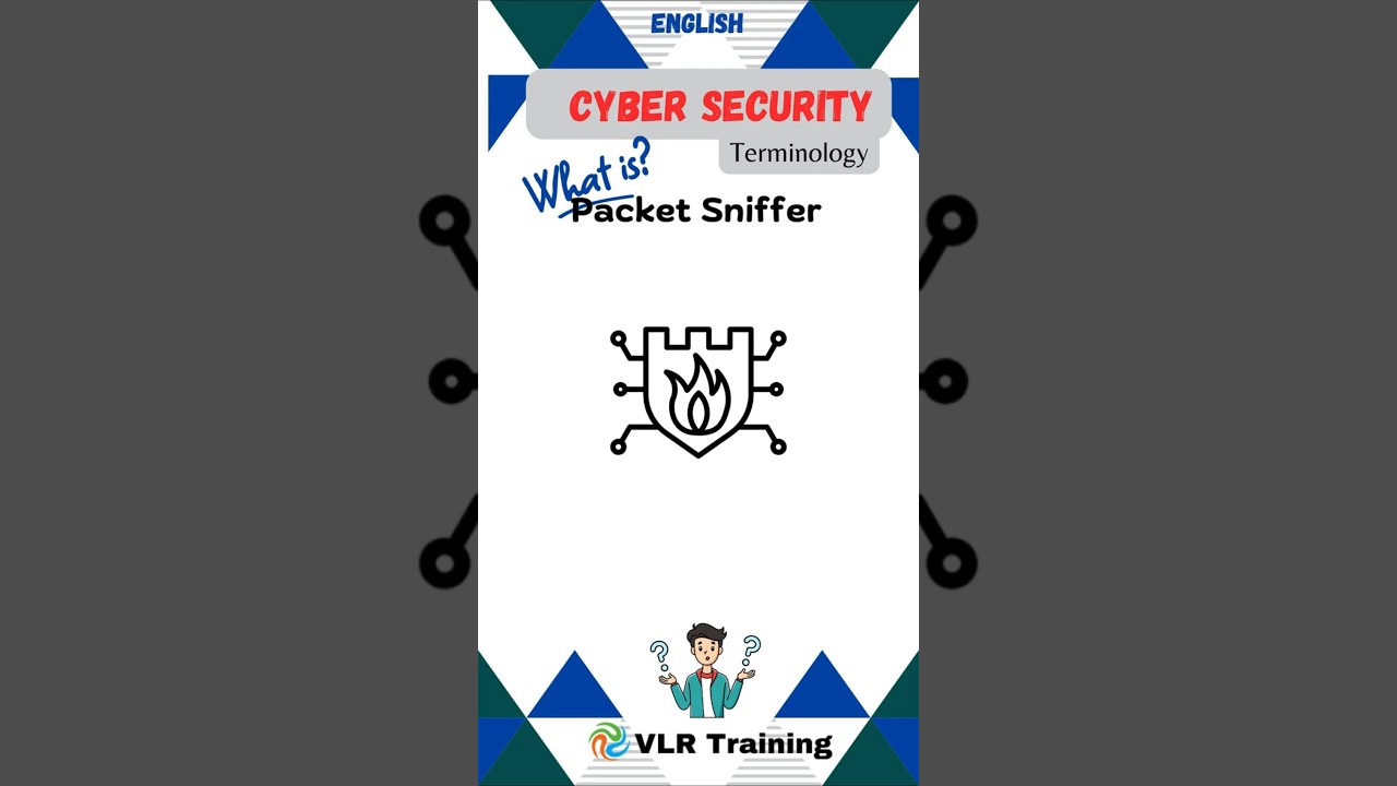 What is Packet Sniffer? cyber security terminology#vlrtraining #vlrtraining #cybersecurity