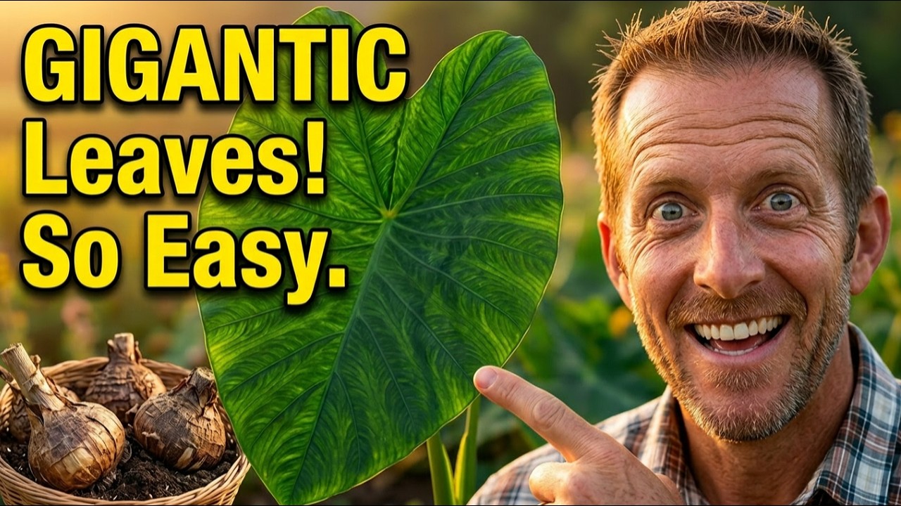 Grow HUGE Elephant Ears: Early Start Indoors for Gigantic Leaves!