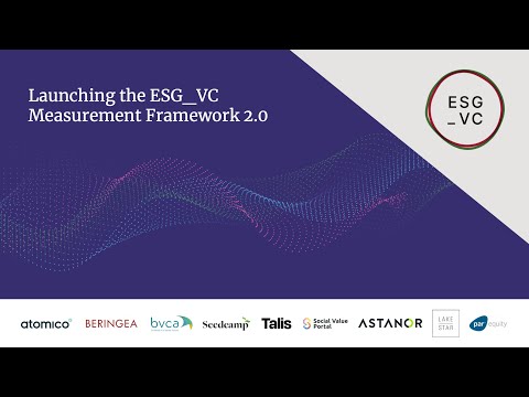 Launching the ESG VC Measurement Framework for 2022