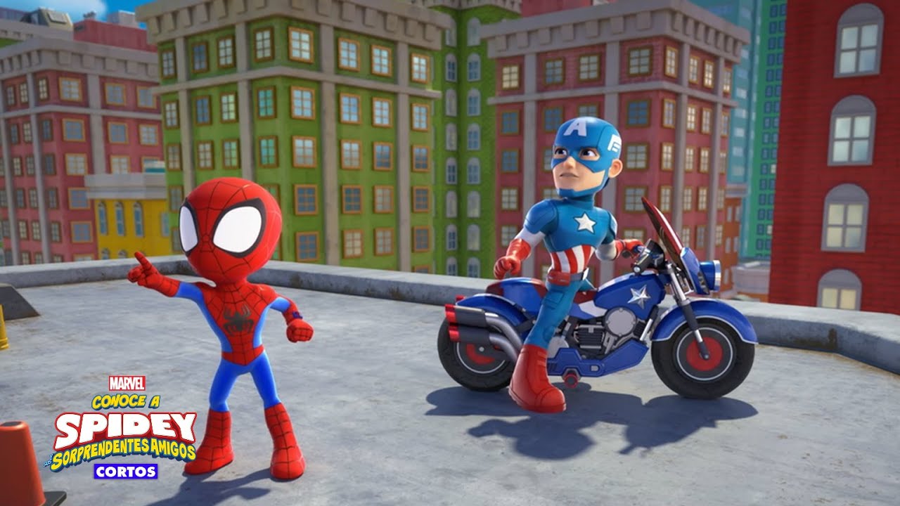 Conoce a Spidey y sus sorprendentes amigos | El Capitán América al rescate