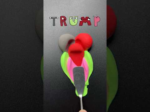 What color do mixed Trump make #trump #colormixing #satisfying #art