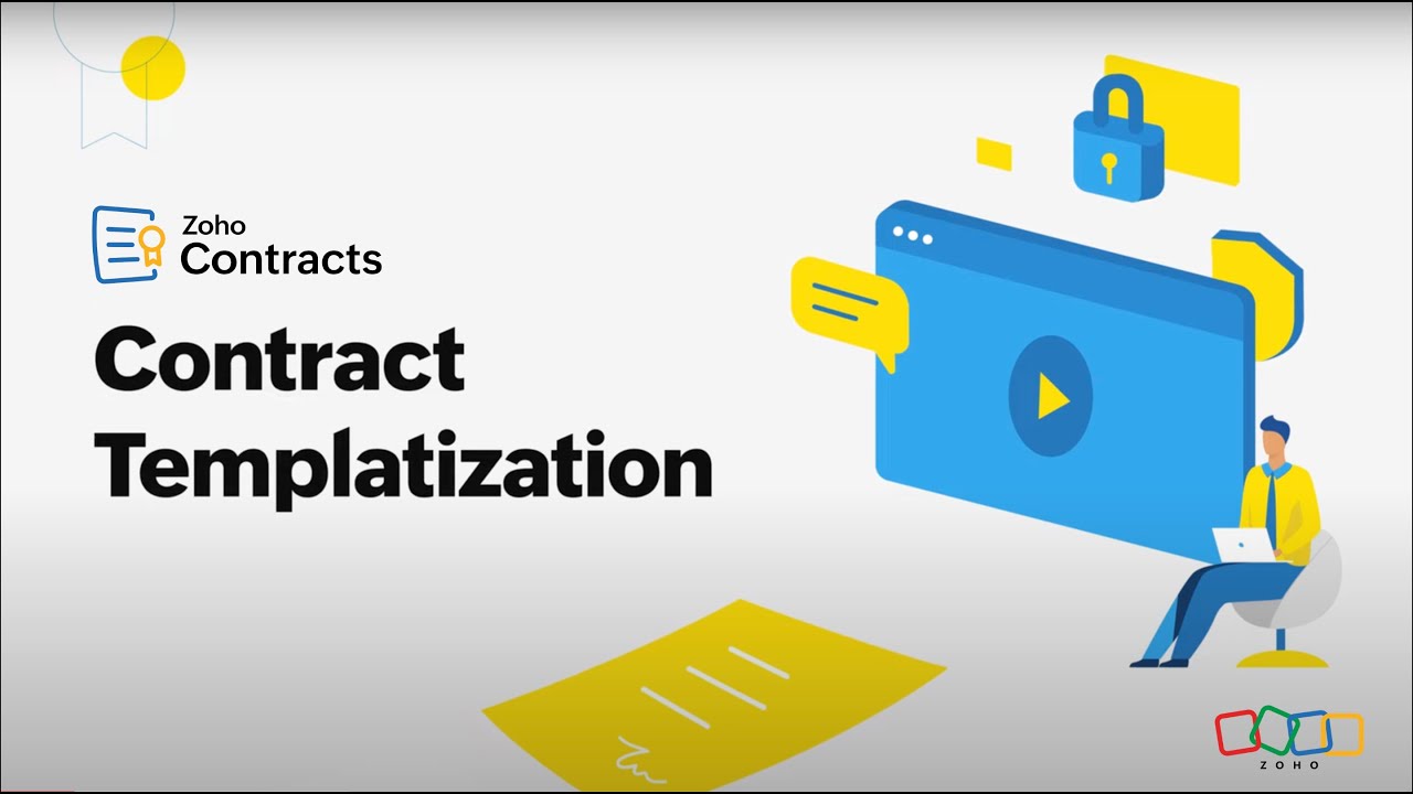 Contract templatization in Zoho Contracts | Tutorial