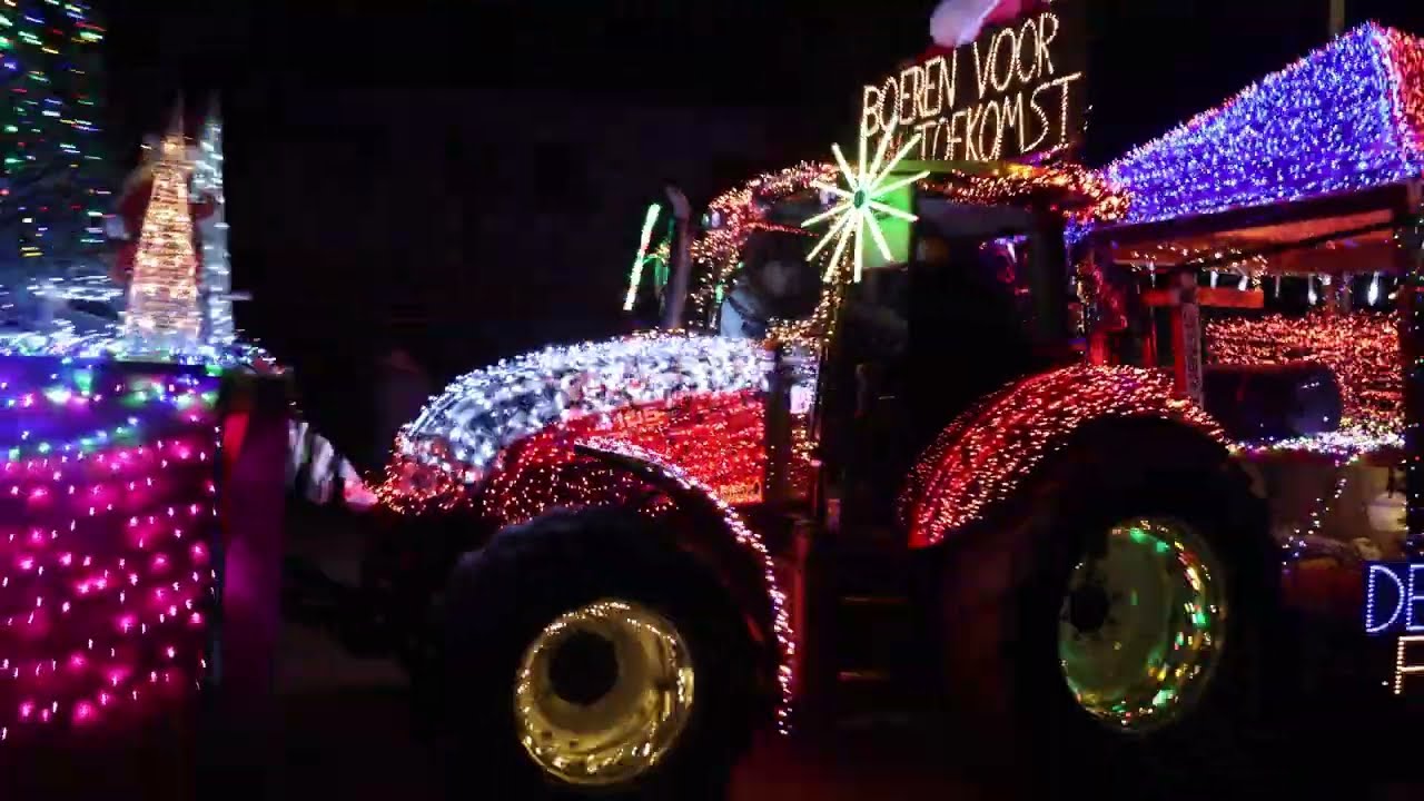 Tractor 🚜 Christmas light parade 2023: the longest and most magical night in Werchter
