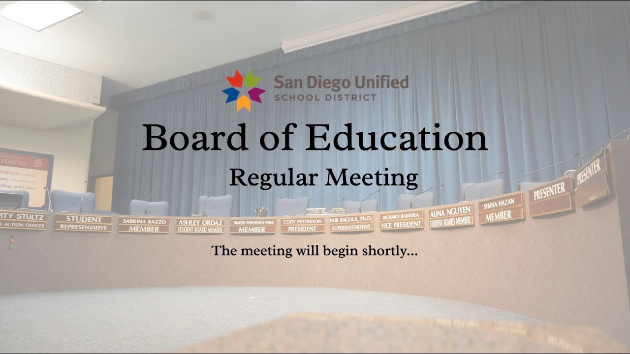 Board of Education Regular Meeting, May 12, 2026