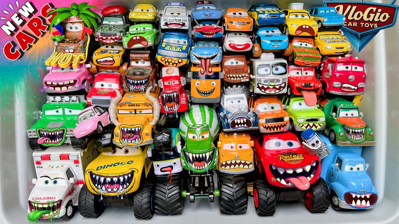 Disney Pixar Cars Unboxing Review | Lightning McQueen, Tow Mater, Doc Hudson, Sally Carrera, Cruz