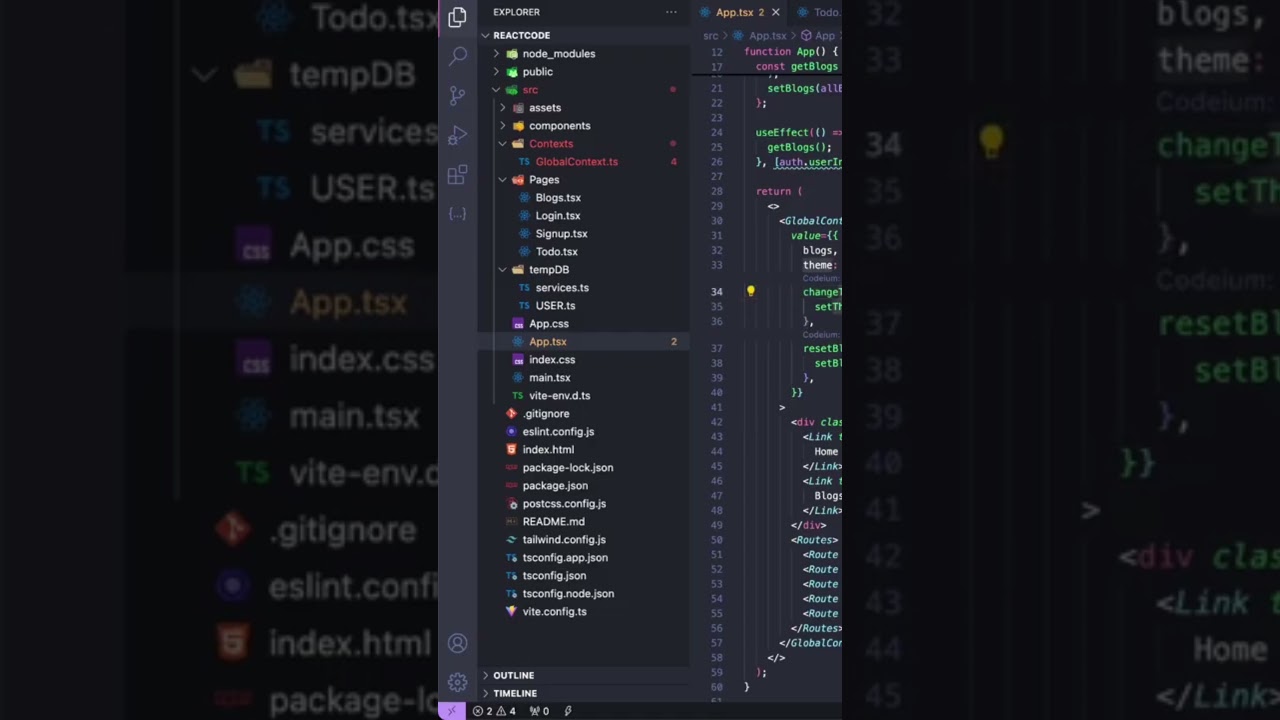 Learning React Context API as beginner #coding #programming #javascript #code #reels #reactfrontend
