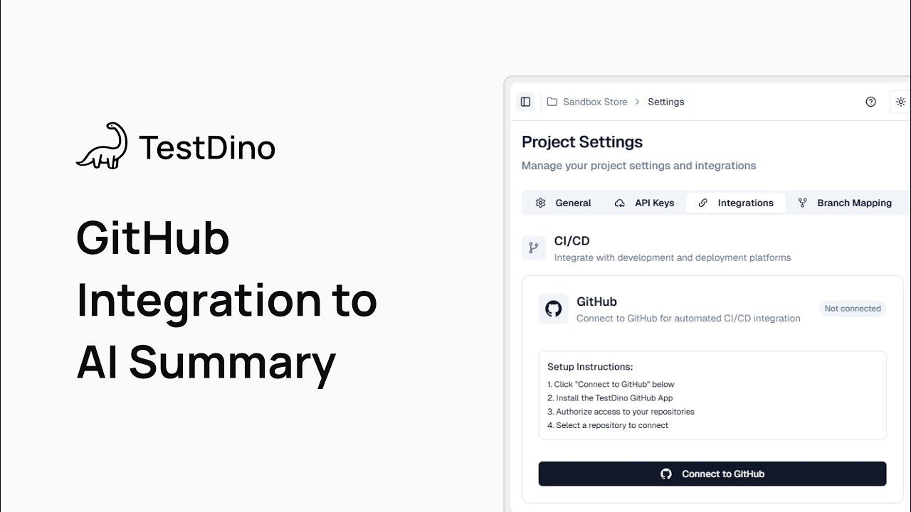 TestDino AI Summary in Github