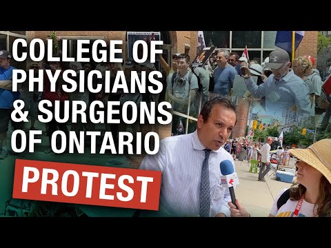 TRAILER: Protesters call on the CPSO to lead ethically, or get out of the way!