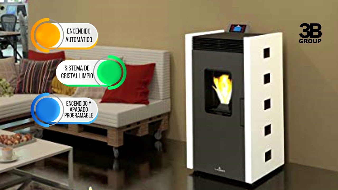 Estufa de pellets Bronpi Zoe 8KW