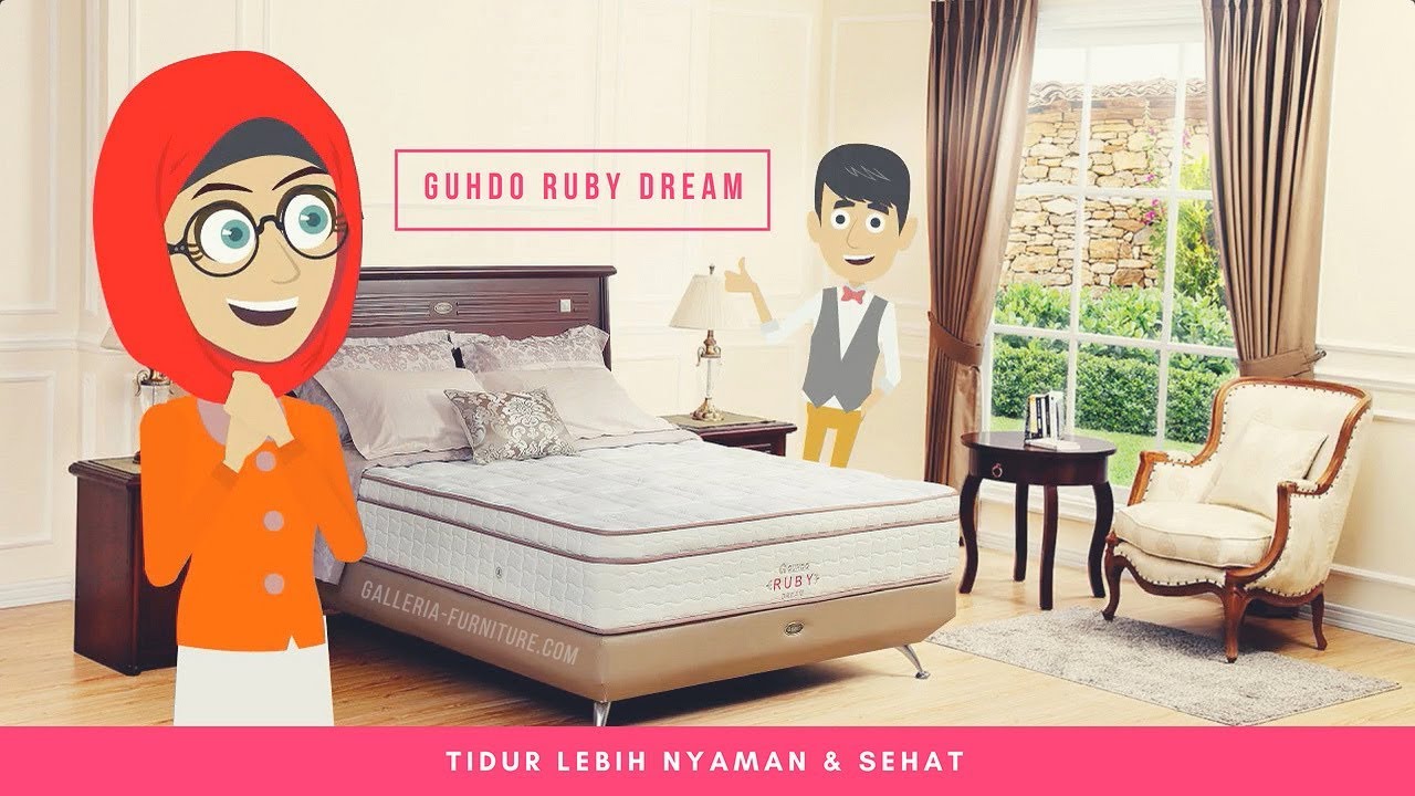 Review Singkat - Fitur Pada Springbed Latex Guhdo Ruby Dream. Untuk Tidur Lebih Nyenyak