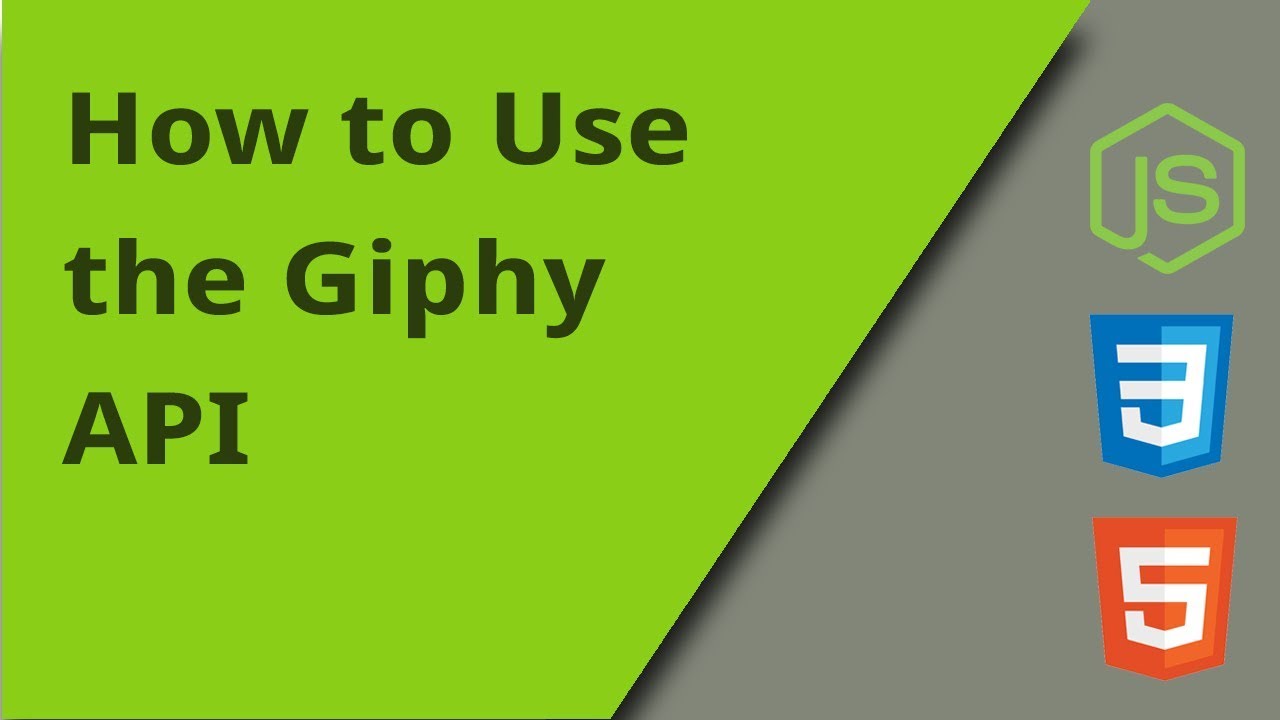 How to Use the Giphy API