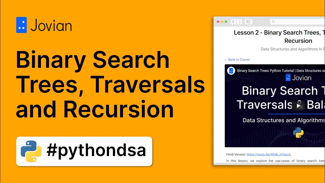 Binary Search Trees Python Tutorial  | Data Structures and Algorithms in Python (2/6)