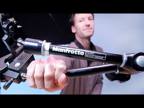 Manfrotto 244 Variable Friction Magic Arm with 2 Super Clamps