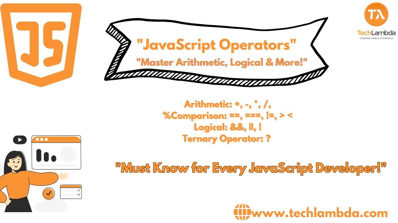 ⚡ JavaScript Operators Explained 🚀 | Arithmetic, Logical, Comparison & More!