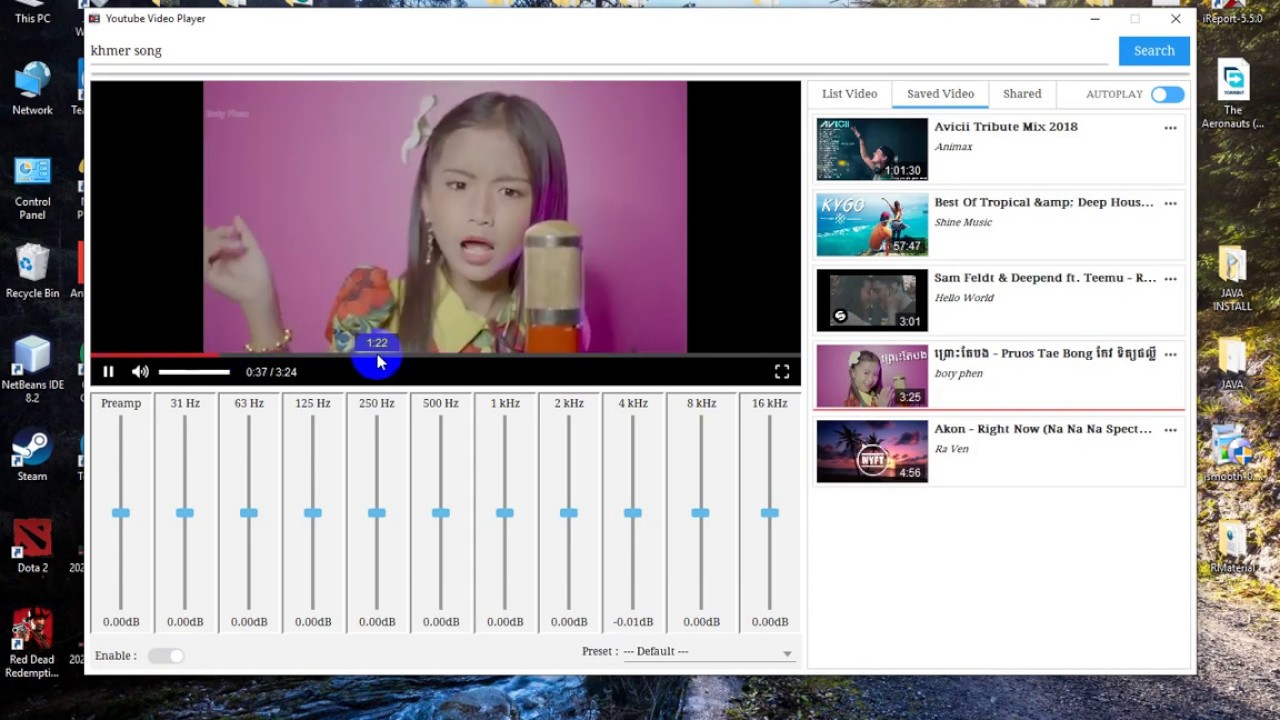 Java Programming - Play Video on Youtube