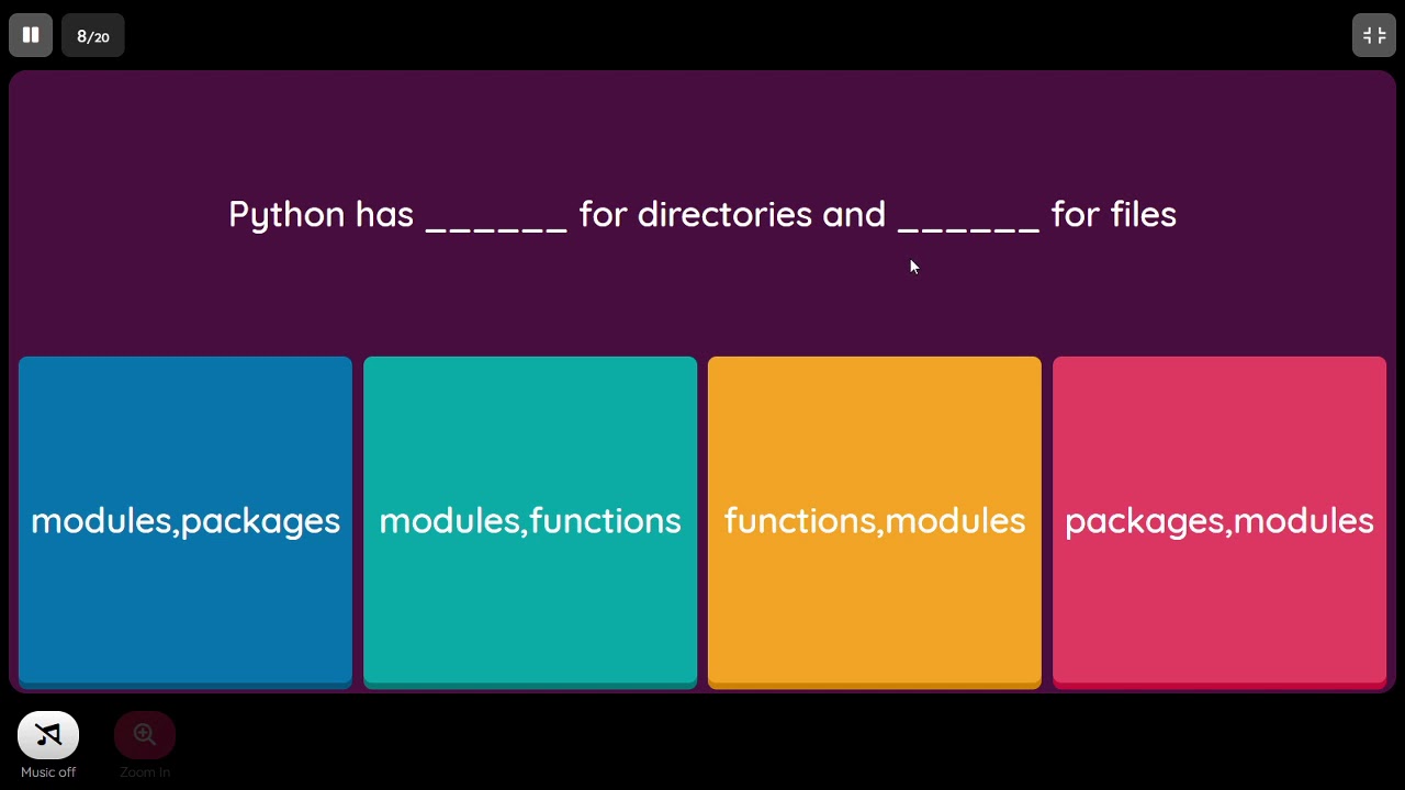 Python MCQs on Modules with Explanation | MCQs on Python Modules for Placement | Python MCQs