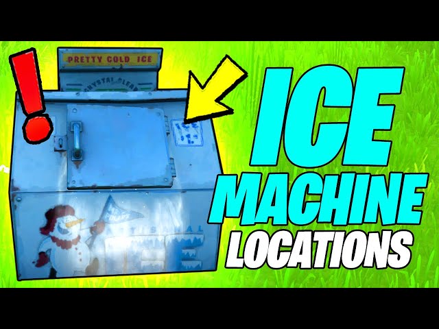 Where to find Ice Machines in Fortnite Chapter 2 Season 8