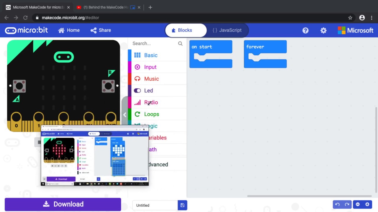 Using Picture-in-Picture with MakeCode
