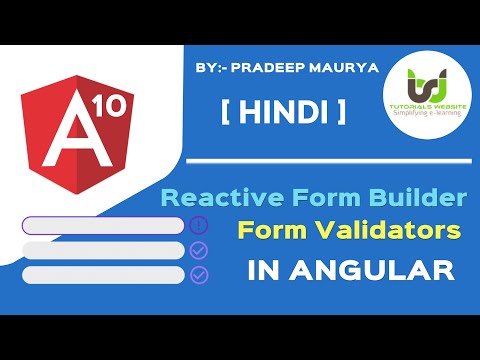 Learn Reactive Forms Builder and Validators in Angular | Angular 10 ...