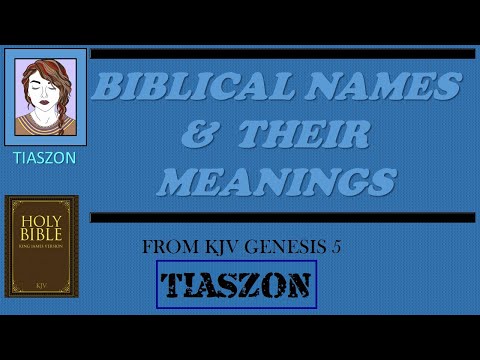 2022 Biblical Names Adam to Noah