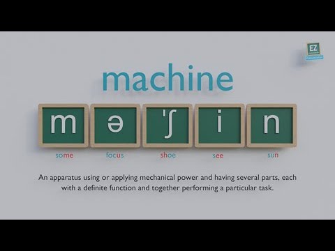 How to pronounce machine ?